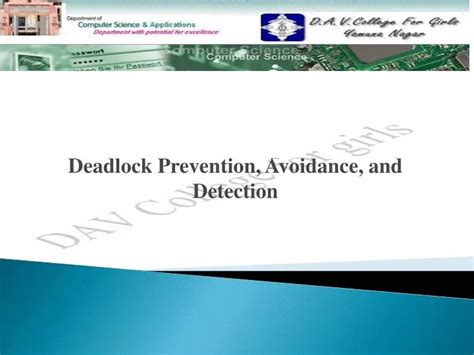 ppt deadlock prevention avoidance and detection powerpoint presentation id 1959789