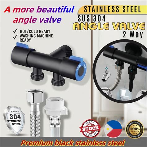 Advanced 304 Stainless Steel Two Way Angle Valve 1 2 Angle Valve With