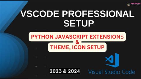 Vs Code Profession Setup Best Extensions For Python Js Theme Icon