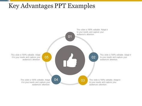 Key Advantages Ppt Examples Presentation Powerpoint Images Example