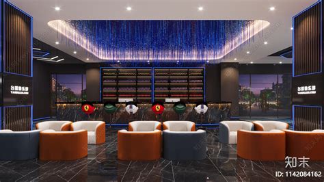 现代台球室3d模型下载【id1142084162】知末3d模型网
