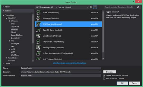 rendering fusioncharts with microsoft xamarin