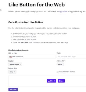 Integrating Facebook Like Share Plugin Using Django GeeksforGeeks