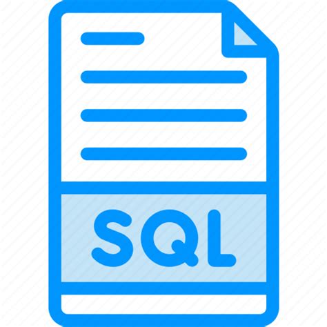 Structured Query Language Data File Icon Download On Iconfinder