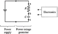 Solved Electronic Devices Often Use An RC Circuit To Prot Chegg Com