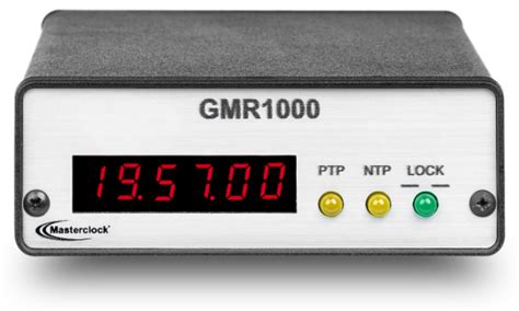 Gmr1000 Masterclock Products Advanced Timing And Frequency Solutions