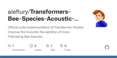 Github Alefiurytransformers Bee Species Acoustic Recognition Official Code Implementation Of