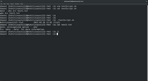 bash scripting how to write data to text files