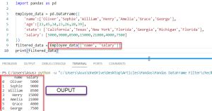Filter DataFrame In Python Pandas