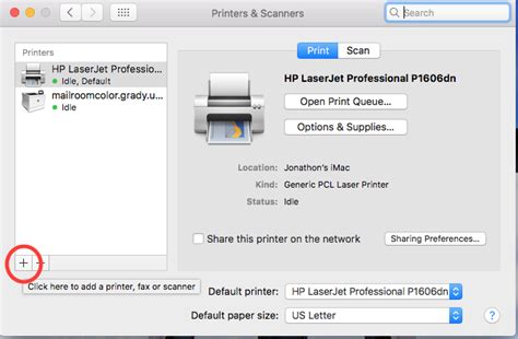 Tutorial On Adding A Networked Printer It Services Grady Uga