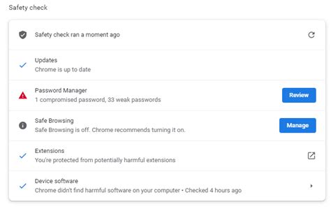 Chromesettingssafetycheck How To Do Safety Check In Chrome Minitool