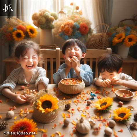 字 抓 注音 一 ㄓㄨㄚ 部首 手 國語辭典