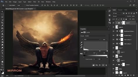 آموزش ترکیب عکس فتومونتاژ آموزش ساخت پوستر حرفه ای در فتوشاپ ویدیو 75 نماشا
