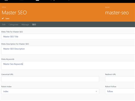 Master Seo Plugin Plugin October Cms