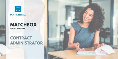 Matchbox Consulting Group On Linkedin Contract Administrator Admin Jobopportunities Hiring