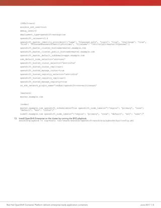 Red Hat OpenShift Container Platform Delivers Enterprise Grade Application Containers PDF