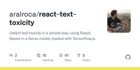 Github Aralrocareact Text Toxicity Detect Text Toxicity In A Simple Way Using React Based