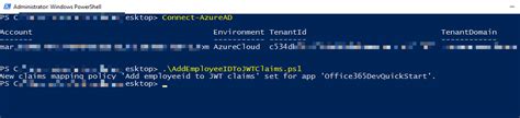 azure ad adding employeeid claims in azure ad jwt token devonblog