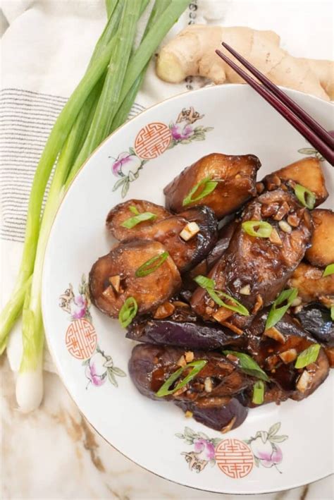Chinese Eggplant With Garlic Sauce Restaurant Style Video Cj
