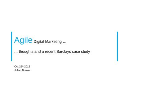 Agile Digital Marketing PPT