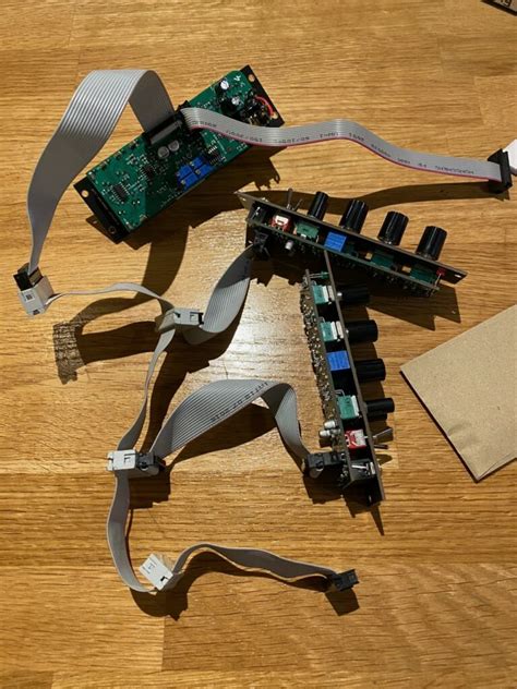 BUILT MODULE ST Modular MAIN Stereo Sum 8hp FR4 Panel Pusherman