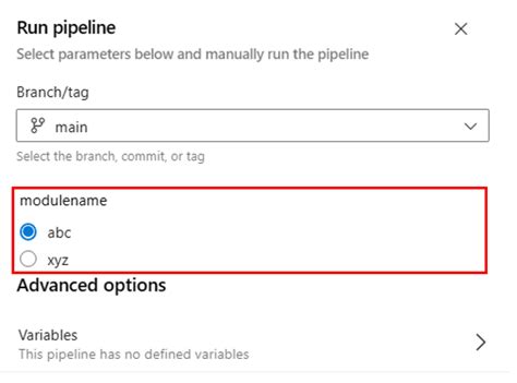 azure devops toggle variable value based on another variable in