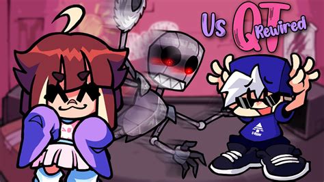 ESTE MOD ES PURA NOSTALGIA Y DOLOR FNF VS QT REWIRED FULL WEEK YouTube