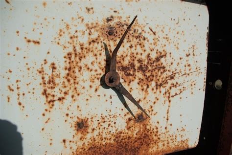 Premium Photo Close Up Of Rusty Clock