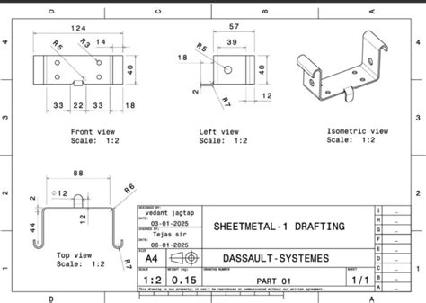 Catia Draftingdesign Technicaldrawing 2ddrafting Engineeringdesign… Vedant Jagtap