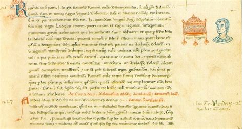 A Page From The Register Of Innocent III A Page From The Register Of Innocent III