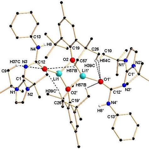 Solid State Structure Of Complex 2c Hydrogen Atoms Are Omitted For Download Scientific Diagram