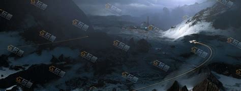 C4d工程源文件—科幻山谷基地 玩酷cg
