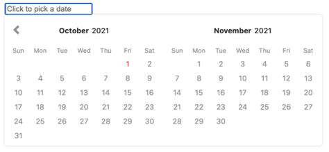 Maxdate With 2 Columns Is Showing Unselectable Month · Issue 272 · Wakirinlitepicker · Github