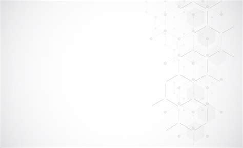 Premium Vector Hexagons Pattern On Gray Background Genetic Research