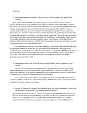 C844 Task 2 Docx C844 Task 2 A Describe Two WLAN Vulnerabilities That Present Risks For