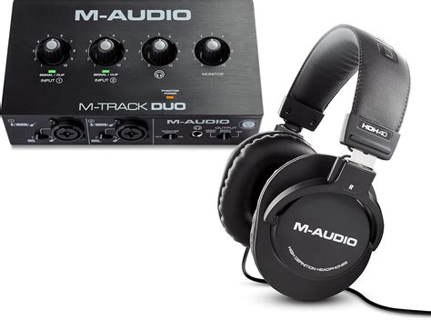 M Audio M Track Duo Usb Audio Interface M Audio Hdh40