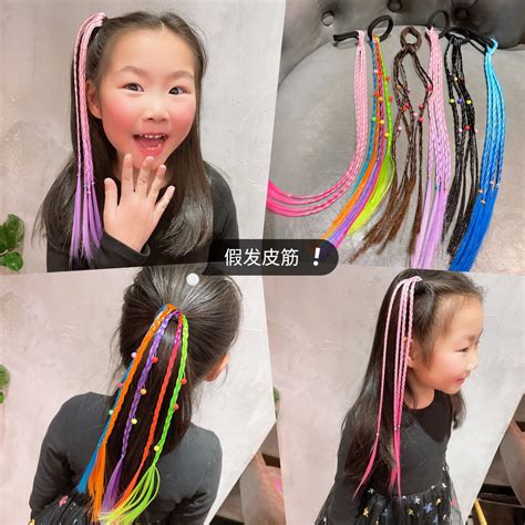 儿童小辫子 儿童小辫子发型 儿童麻花辫 大山谷图库