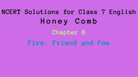 Class 7th English Chapter 8 Question Answer 87knowledge