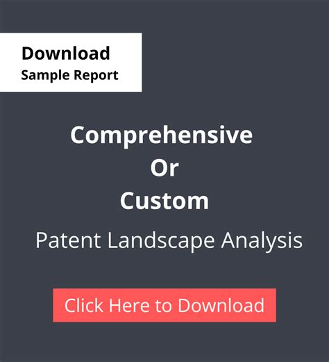 Patent Landscape Analysis Patent Landscape Report Patent Landscape