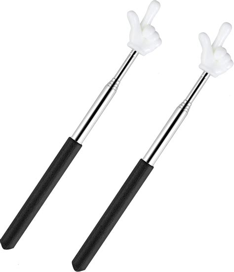 Amazon Com Yolev 2Pcs Telescopic Teachers Pointer Mini Hand Pointer Stick Retractable Finger