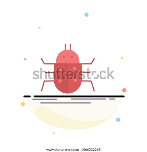 Bug Bugs Insect Testing Virus Flat Stock Vector Royalty Free 1466332265