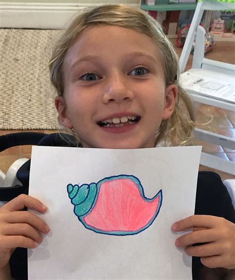 Learn How To Draw A Conch Shell With Year 3 — Provo Primary School