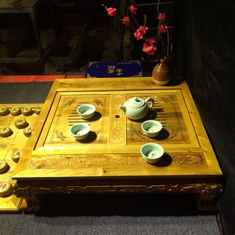 金丝楠木象棋桌实木九龙金象棋棋盘围棋茶桌三用棋桌送礼 阿里巴巴