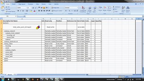 Tutorial You How To Generate Parts Reporttracking Sheet Microsoft Office Excel File From