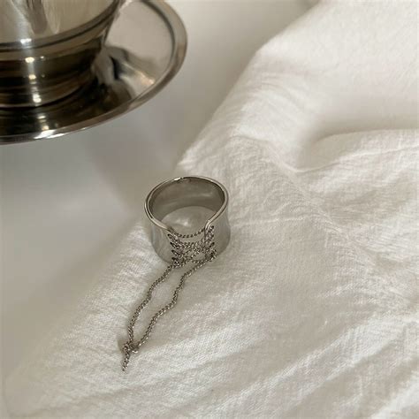 Кільце міні корсет з ланцюжком Op Shop замовити в Києві Україна