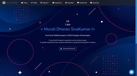Murali Dharan S On Linkedin Webdevelopment Reactjs Portfolioupdate