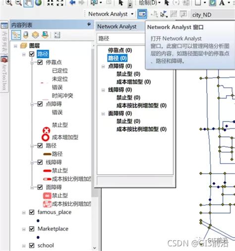 arcgis矢量数据分析：最优路径查找、服务区域分析、od成本矩阵 arcgis在几个点中找出最优点 csdn博客