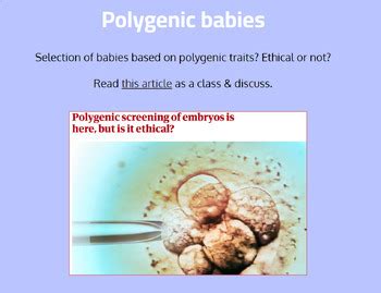 Biology SBI U SBI U Genetic Engineering Bioethics TPT