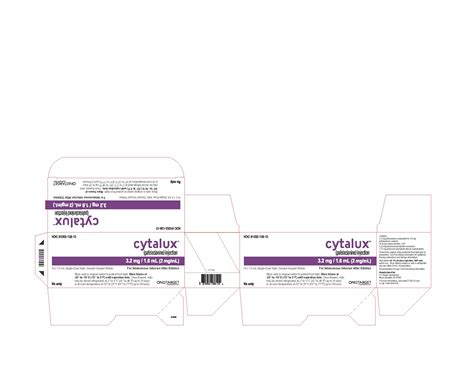 These Highlights Do Not Include All The Information Needed To Use Cytalux Safely And Effectively