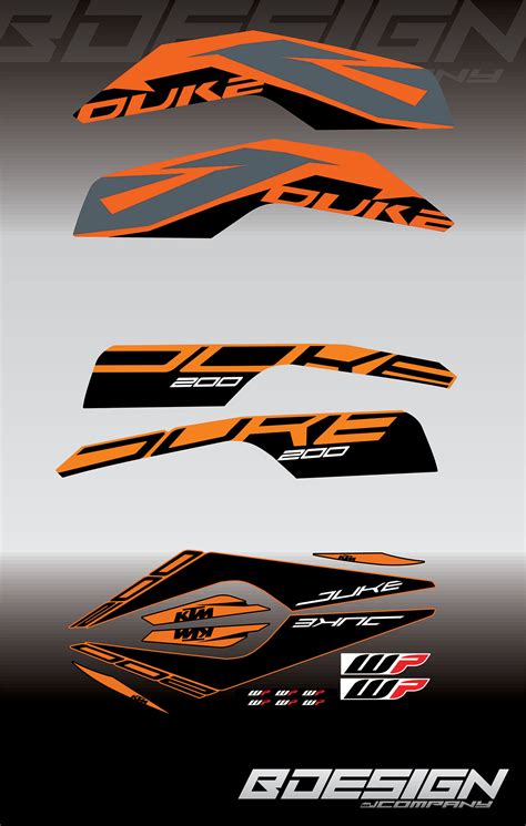 Ktm Duke 200 250 390 B Design